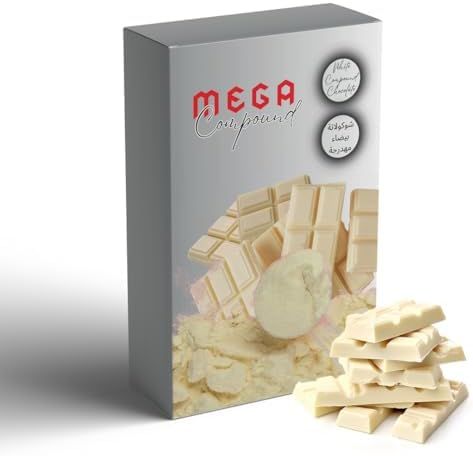 BRANDSFINITY Mega Compound White Chocolate Bar/Block 500gm Bakery ...