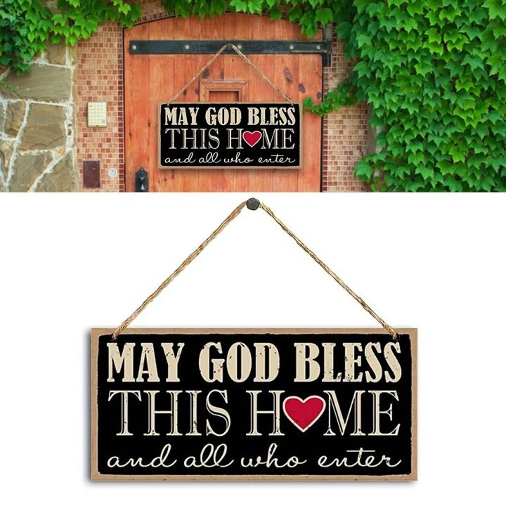 Convenient to Use Wood Door Sign Reminder Signs Home Sign Hotel ...