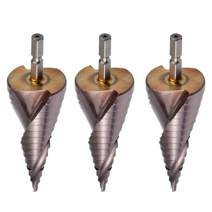 PDTYMWNG 3X M35 HSS Co Step Drill Bit Cobalt Cone Drill Bits 4-32mm ...