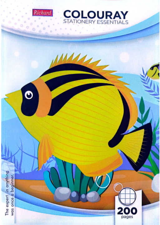 Colouray CR Book (60gsm) - 200 pgs Square Rule | Daraz.lk