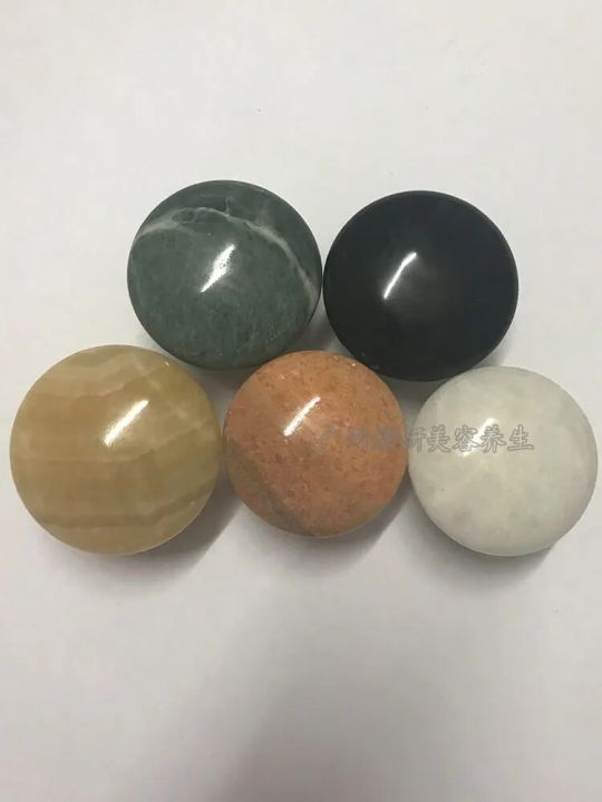 mushroom head massager SPA energy stone | oil stone | Jade massage ...