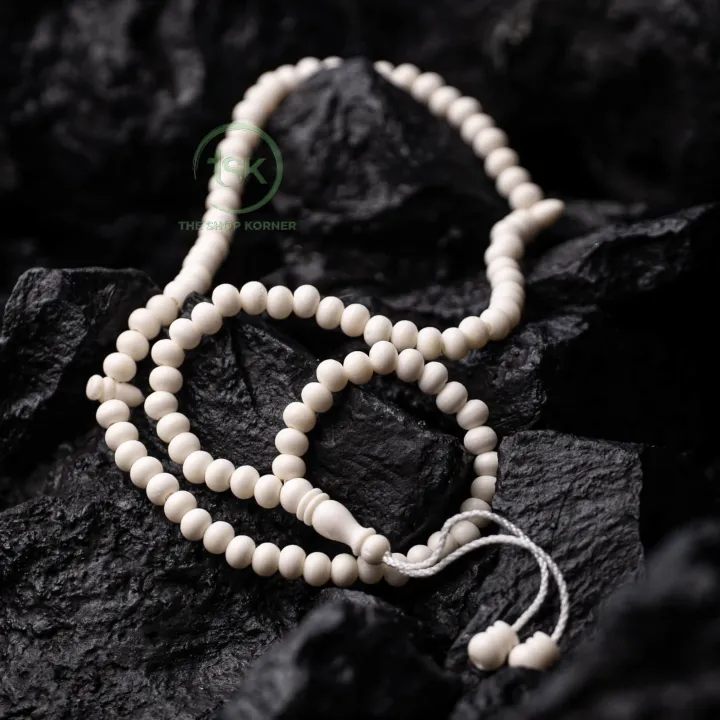 【Tento】100 Beads Camel Bone 6mm Counter Prayer Beads / Tasbeeh / Tasbih ...