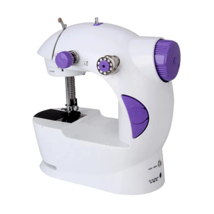 Compact and Portable 4 in 1 Mini Sewing Machine with Adapter and Foot ...