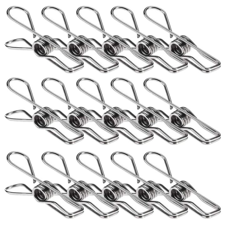 【Hot selling items 】24 Pcs Stainless Steel Wire Clip, Multi-Function ...