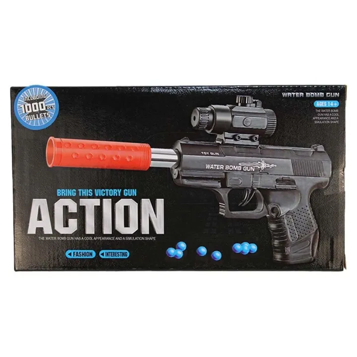 Water Bullet Gun for Kids - 500 Gel Bullets (6-7mm) | Action Water Bomb ...