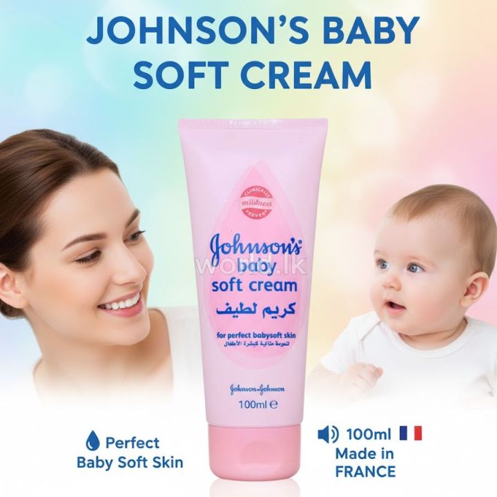 Johnson's Baby Soft Cream For Perfect Baby Soft Skin 100ml Made in ...