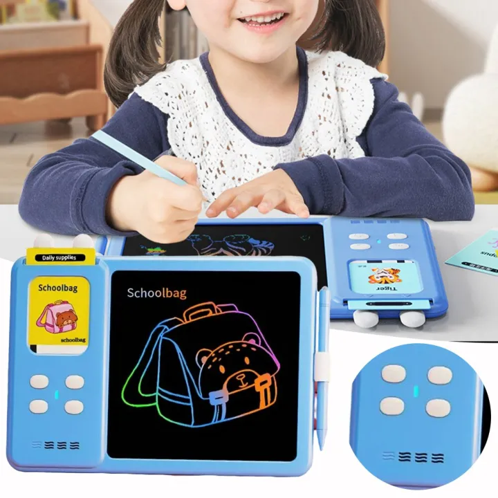 2 In 1 LCD Writing Tablet Drawing Board Kids Sketchpad Toys ...