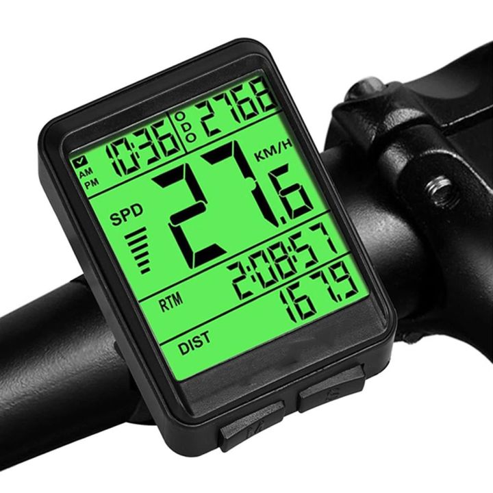 Rainproof Wireless Mini Bike Speedometer Larger Battery Digital LCD ...