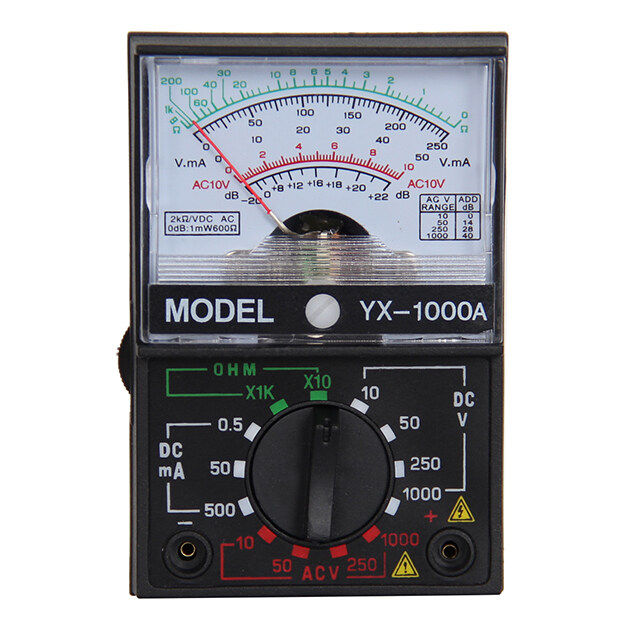 Electric Analog Multimeter Multitester Portable Voltmeter Ammeter AC ...