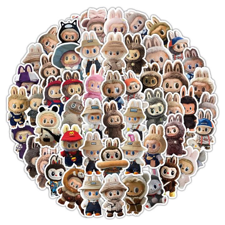 NEW Graffiti Decoration Notes 10/30/60 Pieces Labubu Stickers Cute ...