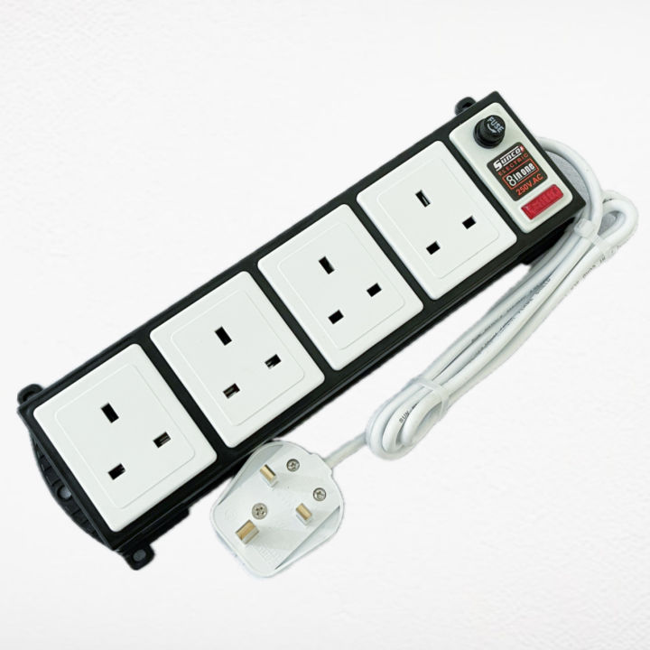 Sunco Extension Wire Cord/Square base Multi Plug,Trailing Socket,Wire ...