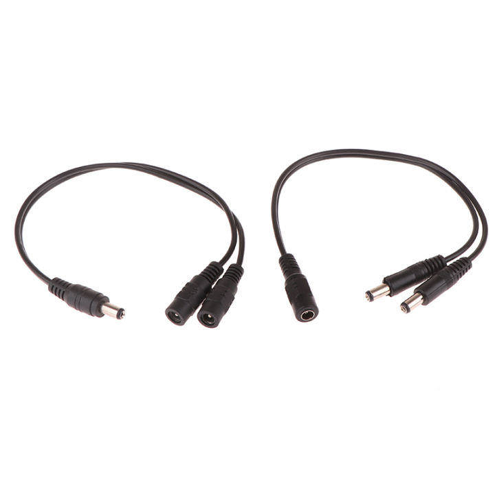 DC 12V 1 Female To 2 Male Power Split Splitter Cable For CCTV Camera ...