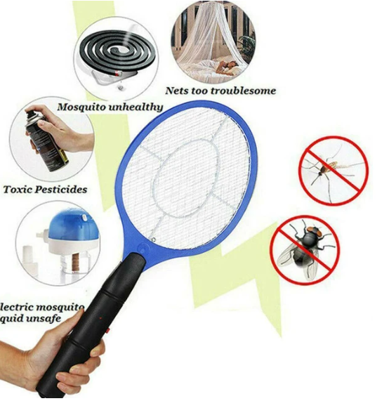 Electric swaater cordless battery power insects fly killer bug zapper ...