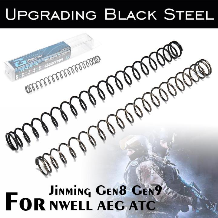 Practical 1.2mm/1.3mm Black Steel Spring For Jinming Gen8 Gen9 UMP MP5 ...