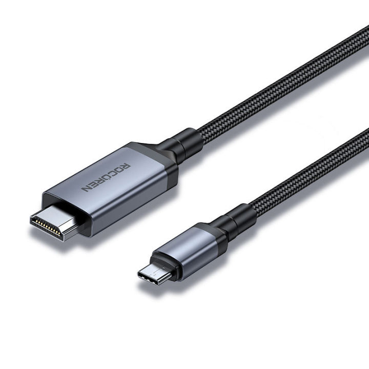 Rocoren Premium C-type HDMI cable 4K 30Hz 2.0 high-speed adapter with ...