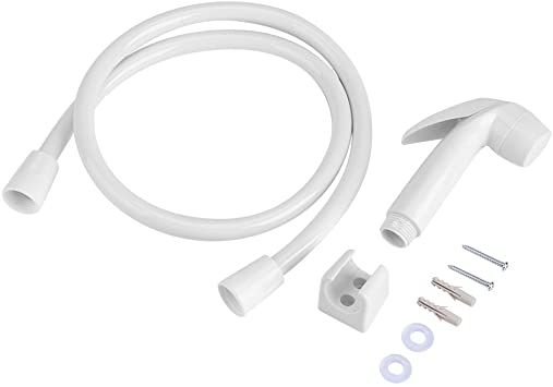 Bidet shower plastic White color bathroom washroom toilet (2 in1 ...