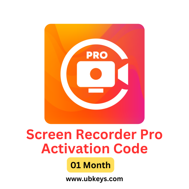 Screen Recorder Pro 1 Month Activation Code | Daraz.lk