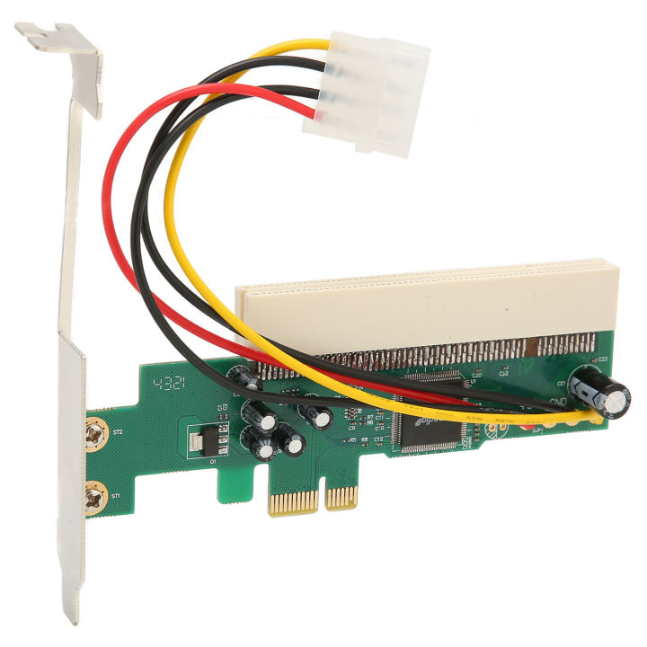 PCI Express to PCI Adapter Card 2.5Gbps Data Transfer 4 Pin Power ...