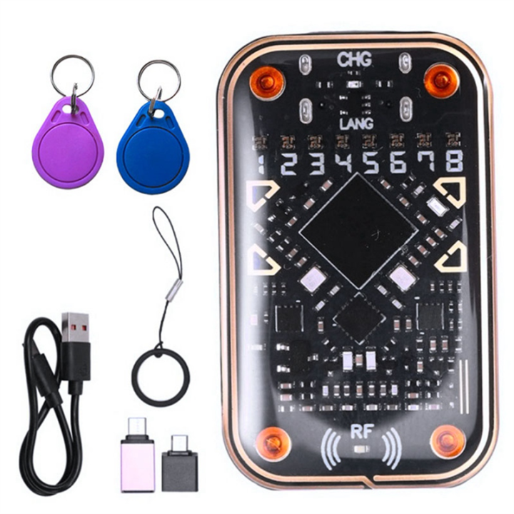 Chameleon V2.0 RFID Smart Chip Reader Restart 125K 13.56M IC ID Decode NFC Duplicator+ 2XUID ...