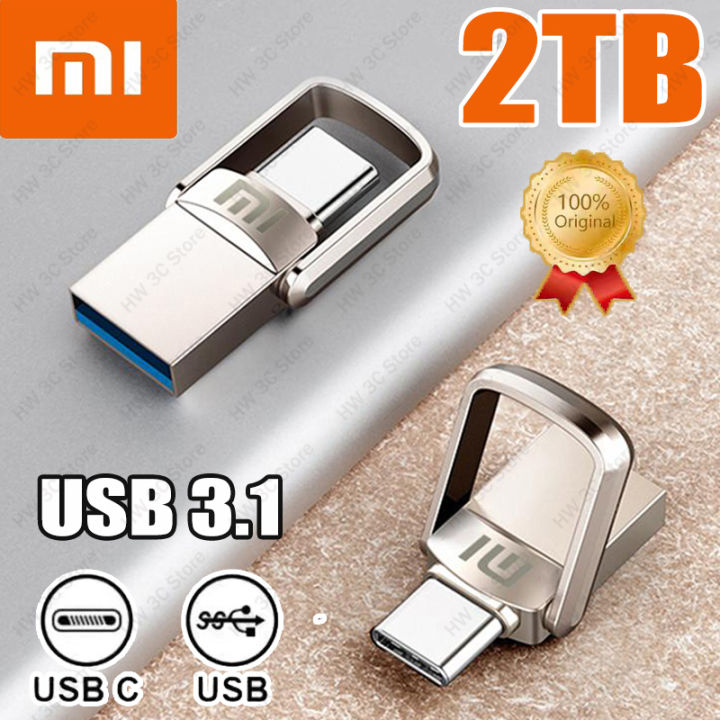 Original Xiaomi Pen Drive 2TB USB 3.1 Flash Drive Metal 1TB Large ...