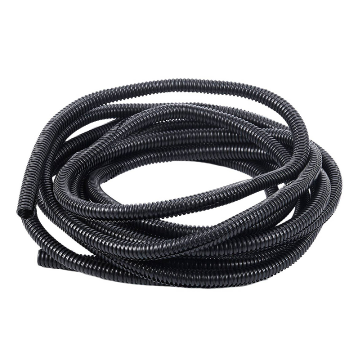 BRADOO 4X 20 Ft Split Wire Conduit Polyethylene Tubing Black Color ...