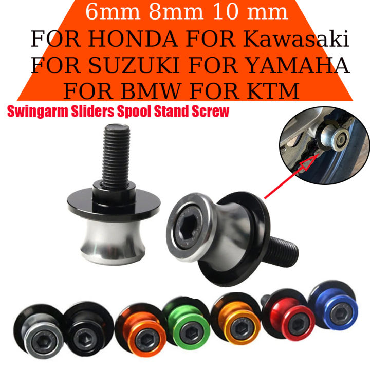 Brand-new Motorcycle M10 M8 M6 Swingarm Spools Slider Stand Screws For ...
