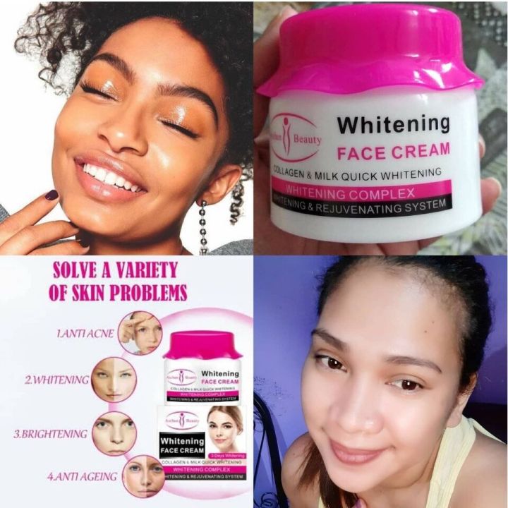 Aichun Beauty Quick whitening Face Abfc Cream 3 Days Natural Collagen ...