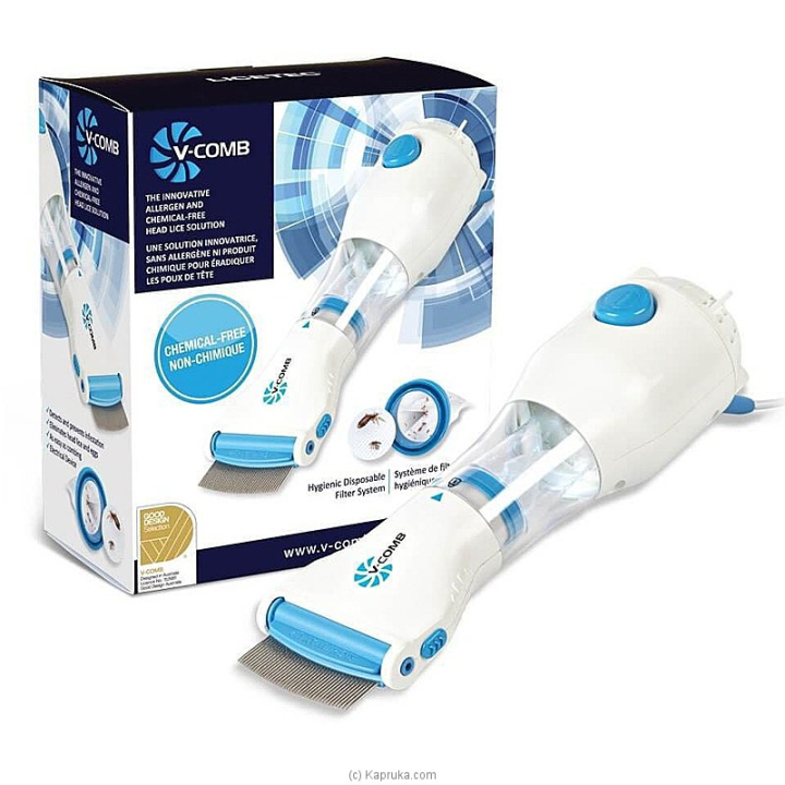 V-Comb Allergy and Chemical Free Head Lice Treatment - Electric Head Lice V Comb - Out Performs ...