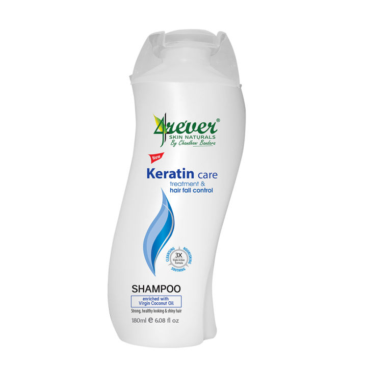 4rever Keratin Care Treatment & Hair Fall Control Shampoo 180ml | Daraz.lk