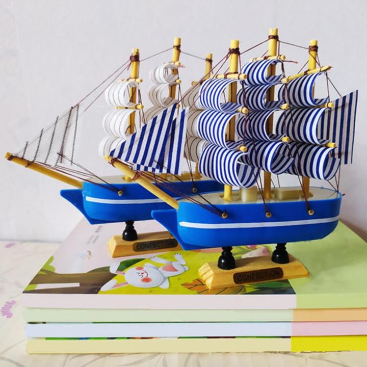 New Sailing Ship Model Wooden Sailing Ship Mediterranean Style Home ...