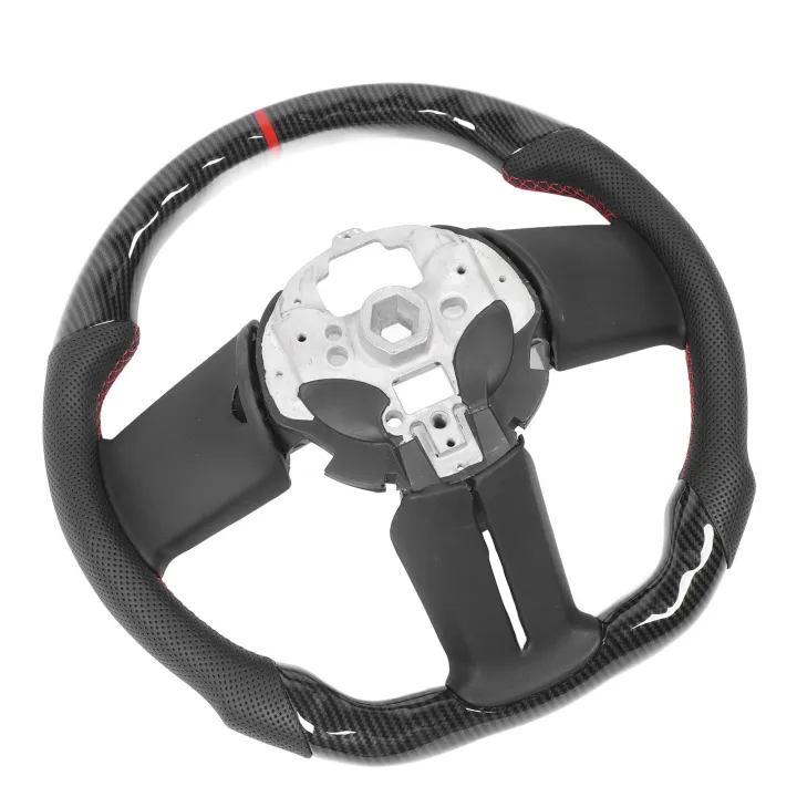 Carbon Fiber Look Steering Wheel High Durability Hydro Dip Steering ...