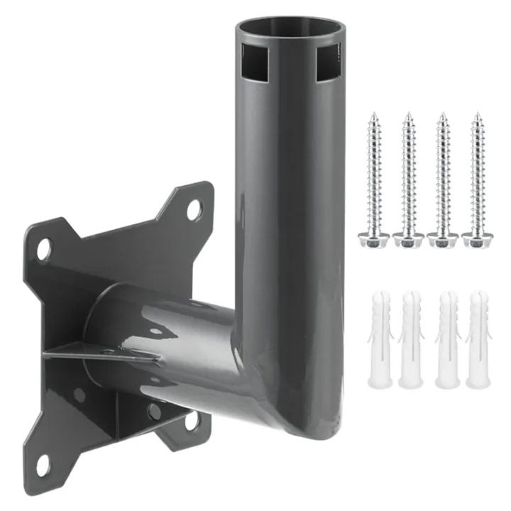 Wall Roof Mount Bracket Satellite Internet Pole Mount Windproof Weather ...