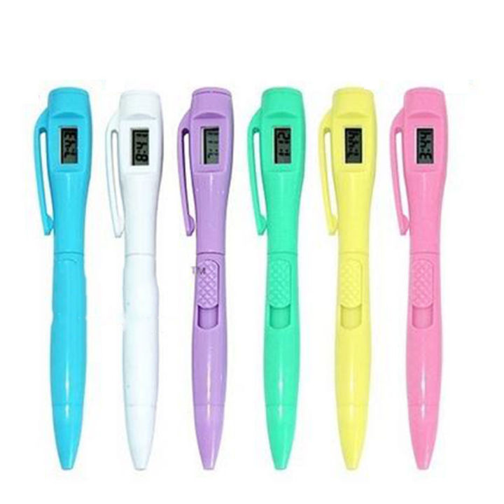 Creative 2 in 1 Digital Watch Ballpoint Pen Electronic Clock Pen ...