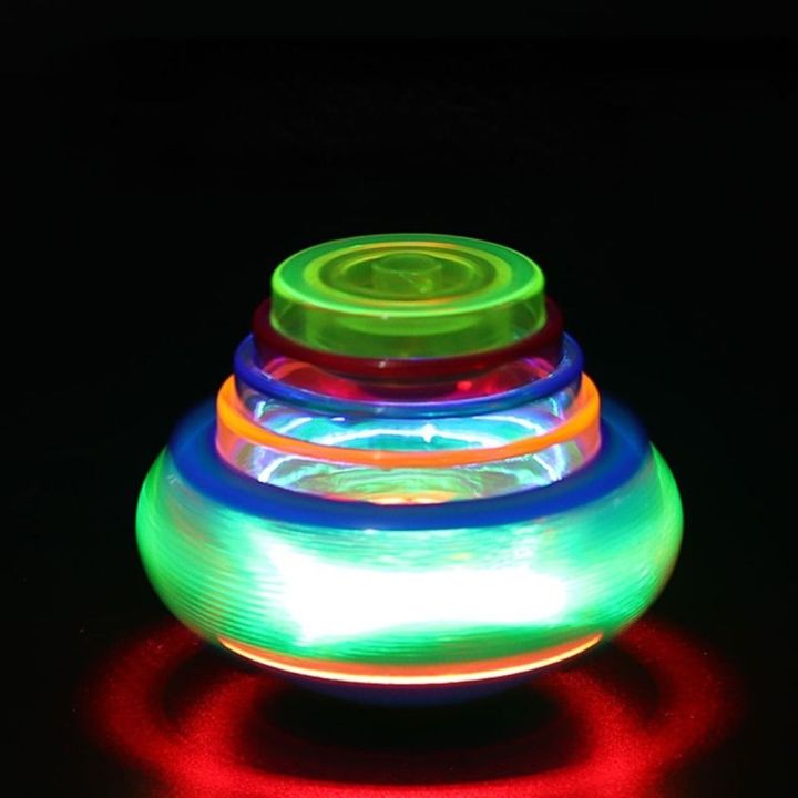 Party Classic Glowing Toys Ejection Electric Gyroscope LED Lights ...