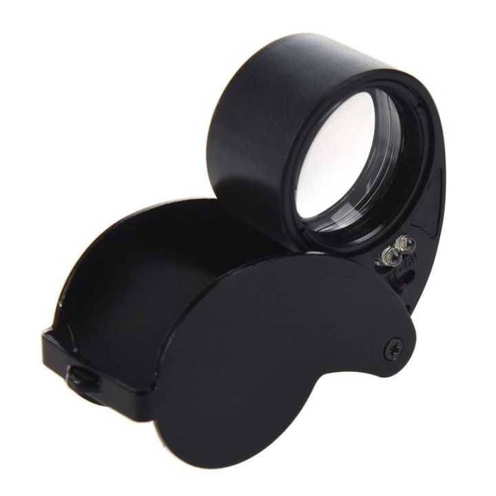 Gem Jewellery Checking LED Lens Black / 40x Magnifier Lens With / Gem ...