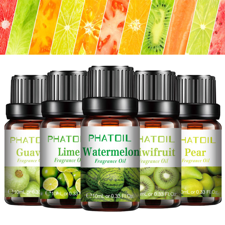 10ml Pure Fruit Fragrance Oil Diffuser Essential Oils Watermelon Lime ...