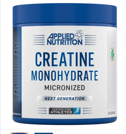 Applied Nutrition Creatine Monohydrate Micronized, Unflavored, 250 g ...