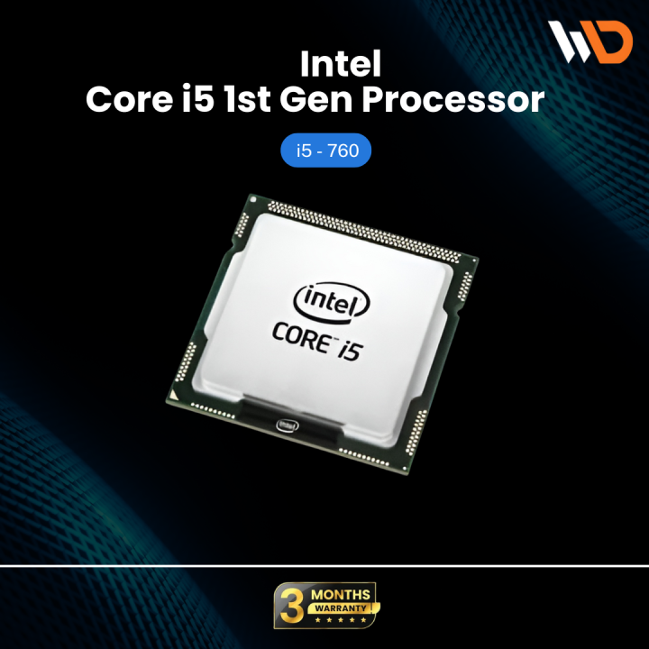 INTEL CORE i5 1st Gen (760) Processor 3.33 GHz LGA 1156 | Daraz.lk