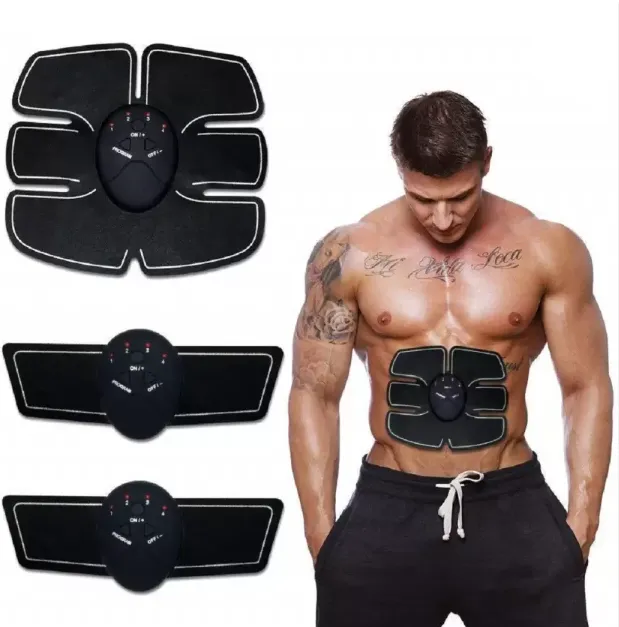 3-in-1 EMS Wireless Abdominal Muscle Toning Belt with 6 Pack Stimulator ...