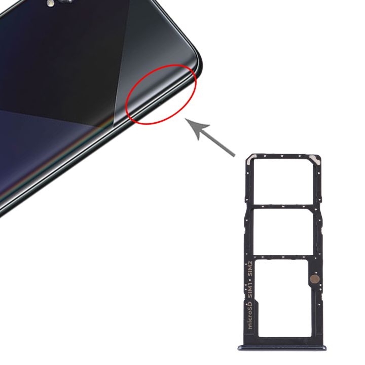 For Samsung Galaxy A50s SM-A507 SIM Card Tray + SIM Card Tray + Micro ...