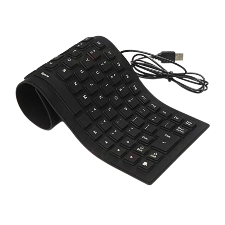Foldable Flexible Keyboard Waterproof USB Wired Keyboard | Daraz.lk