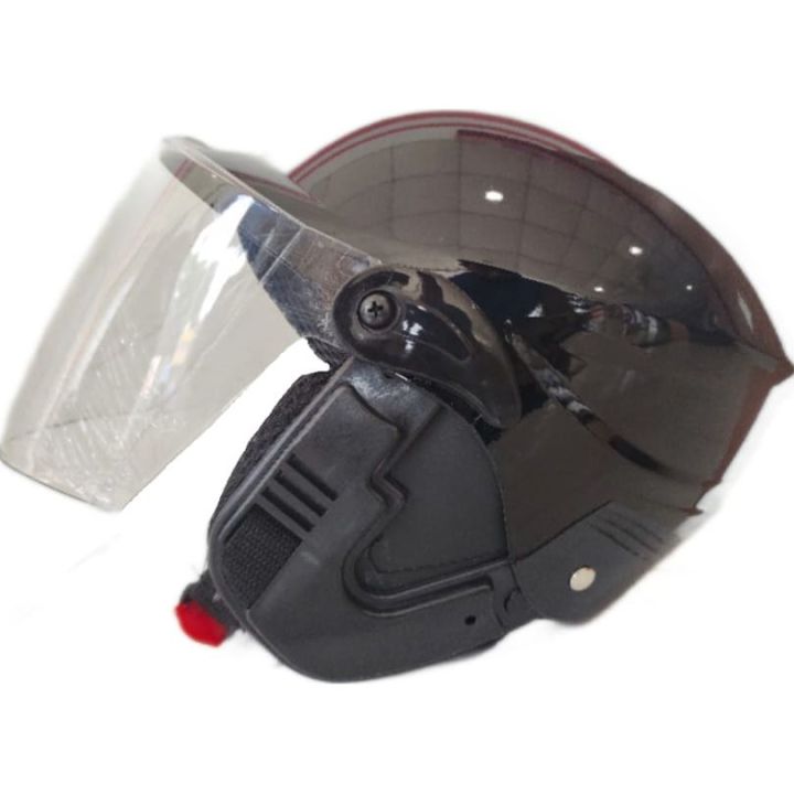 Unisex Half Visor Motorcycle Helmet | Daraz.lk