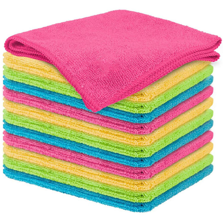 Thin Microfibre Washing Cloths Dishcloths Rag Absorbent Towel Bamboo ...