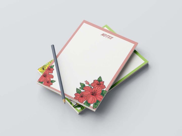 Notepads Flower Design | Daraz.lk