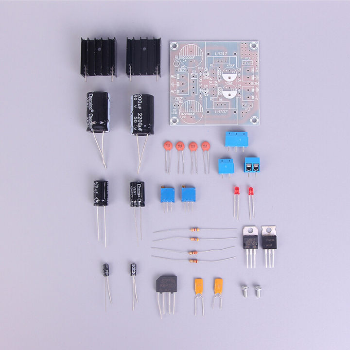 AC/DC 12V 24V LM317 LM337 Linear Voltage Regulator Adjustable Power ...