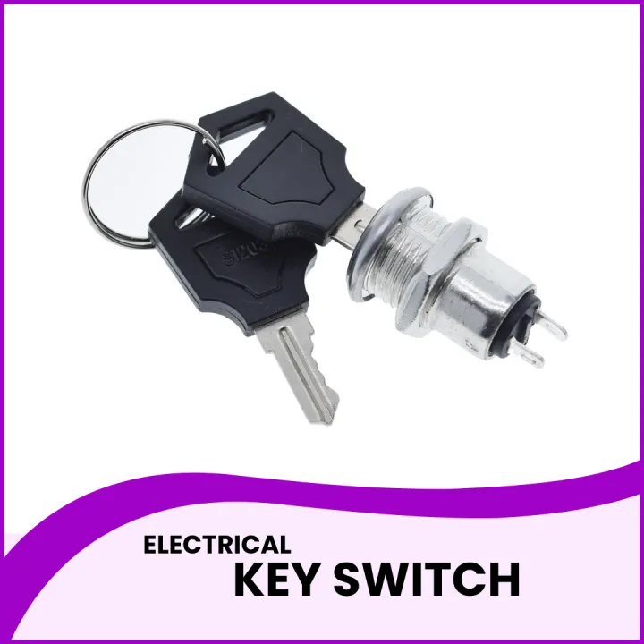 Electronic Key Switch ON OFF Electrical Ignition Switch Lock Security ...