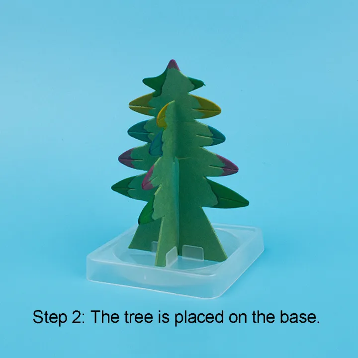 DIY Blooming Christmas Paper Tree Magic Growing Experiment Kids Toy ...