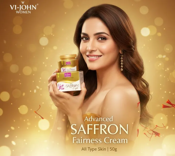 Saffron Gold Skin Fairness Cream 50G Mulberry Extracts Fairness Cream ...