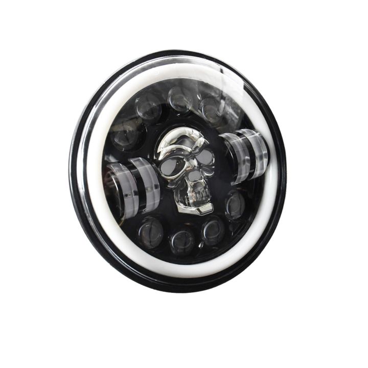 7 LED headlights with skull pattern | Daraz.lk