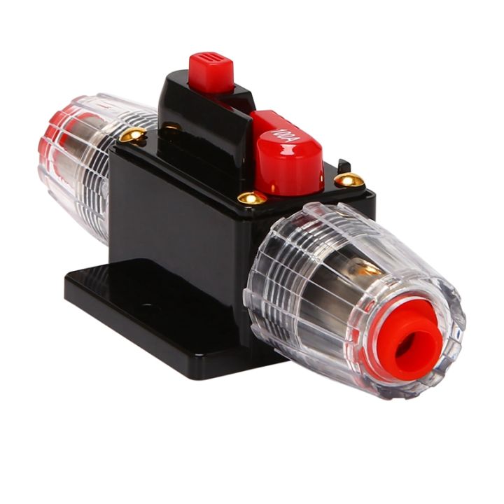 12V-24V Inline Auto Circuit Breaker 100A Manual Reset Switch Car Audio ...